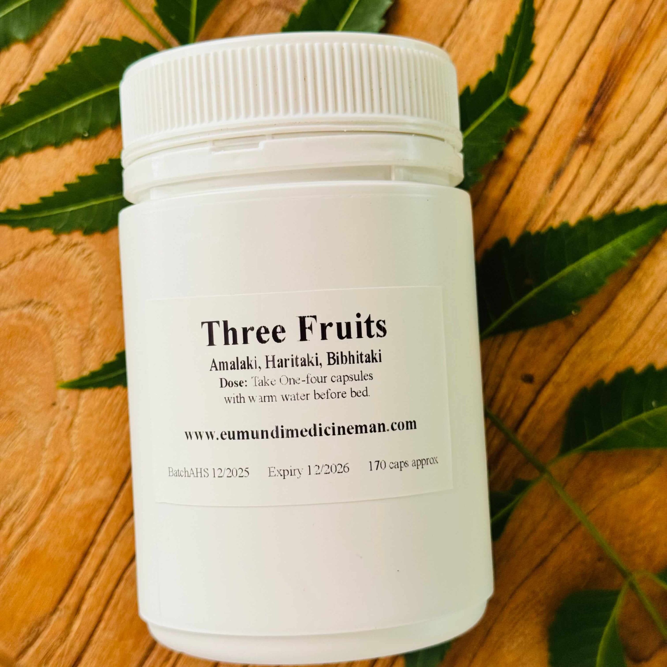 Three Fruits Capsules - Special Offer | Eumundi Medicine Man